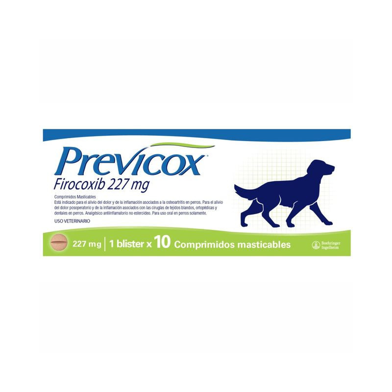 PREVICOX 227 mg X BLISTER DE 10 COMPRIMIDOS